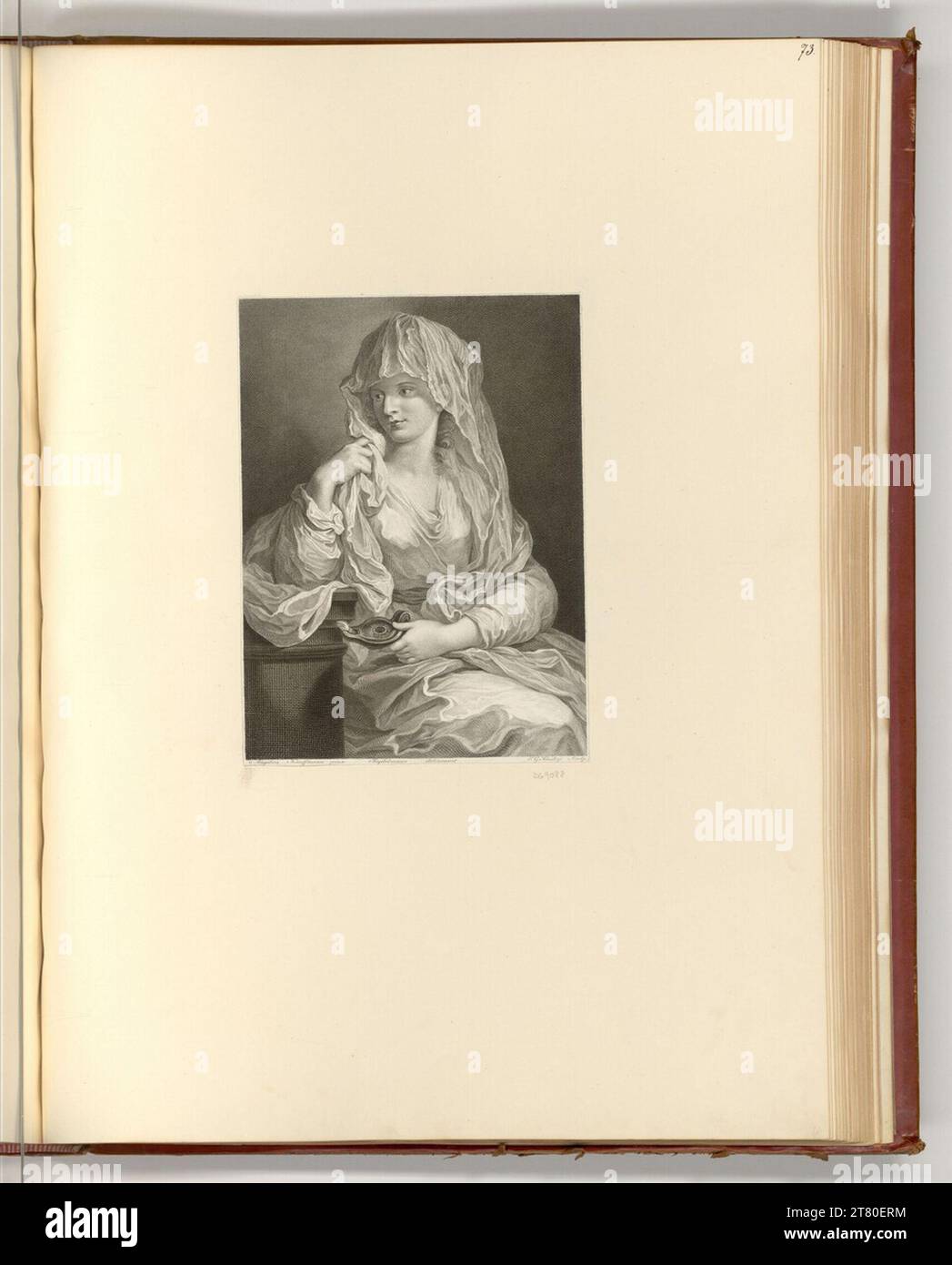 Maria Anna Angelika Catharina Kauffmann Large vestal. etching 1784 ...