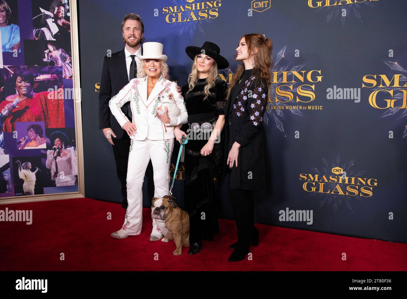 Nashville, USA. 26th Oct, 2023. Tanya Tucker walks the red carpet with ...