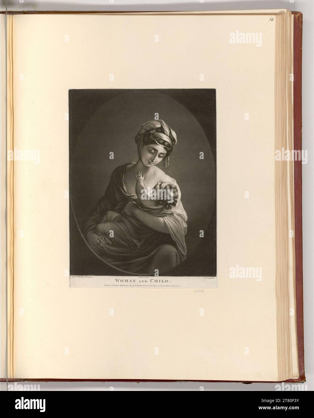 Maria Anna Angelika Catharina Kauffmann Woman with child. Skiing 1772 ...