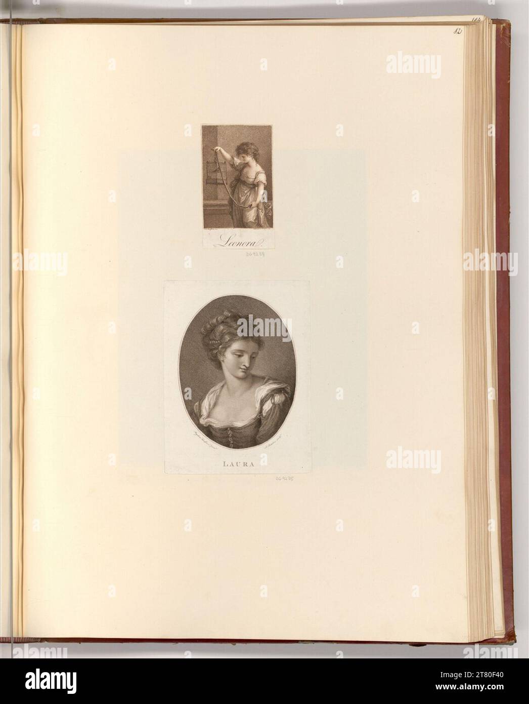 Maria Anna Angelika Catharina Kauffmann Leonora; Laura. Etching ...