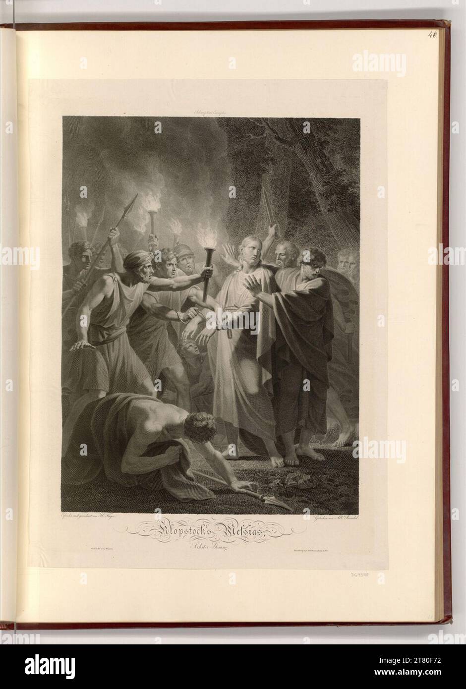 Heinrich Friedrich Füger The Messiah (book illustration). etching 1799 ...