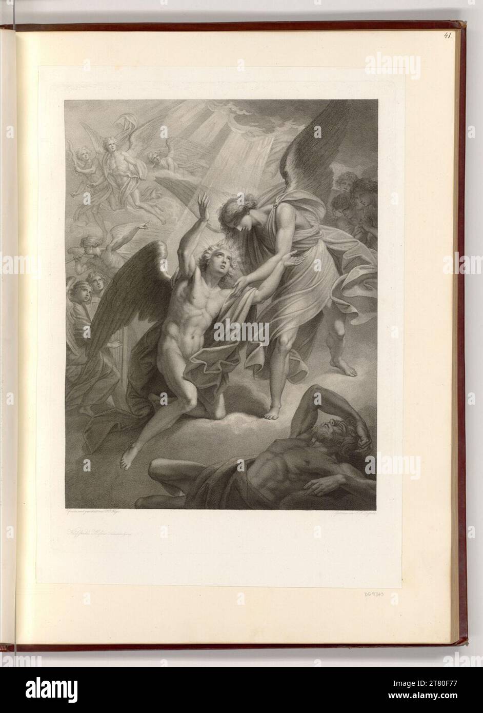 Heinrich Friedrich Füger The Messiah (book illustration). etching 1770 ...