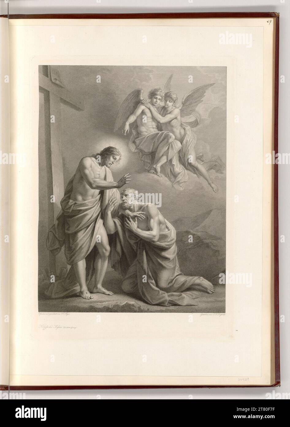 Heinrich Friedrich Füger The Messiah (book illustration). etching 1770 ...