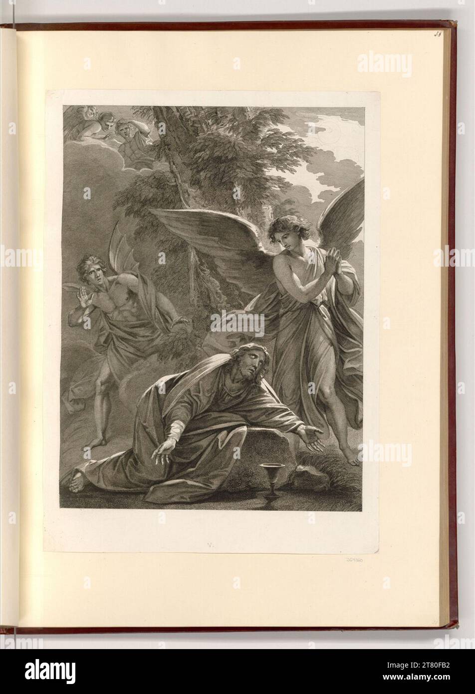 Heinrich Friedrich Füger The Messiah (book illustration). etching after ...