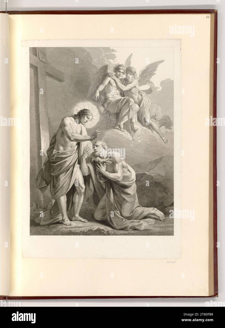 Heinrich Friedrich Füger The Messiah (book illustration). etching after ...