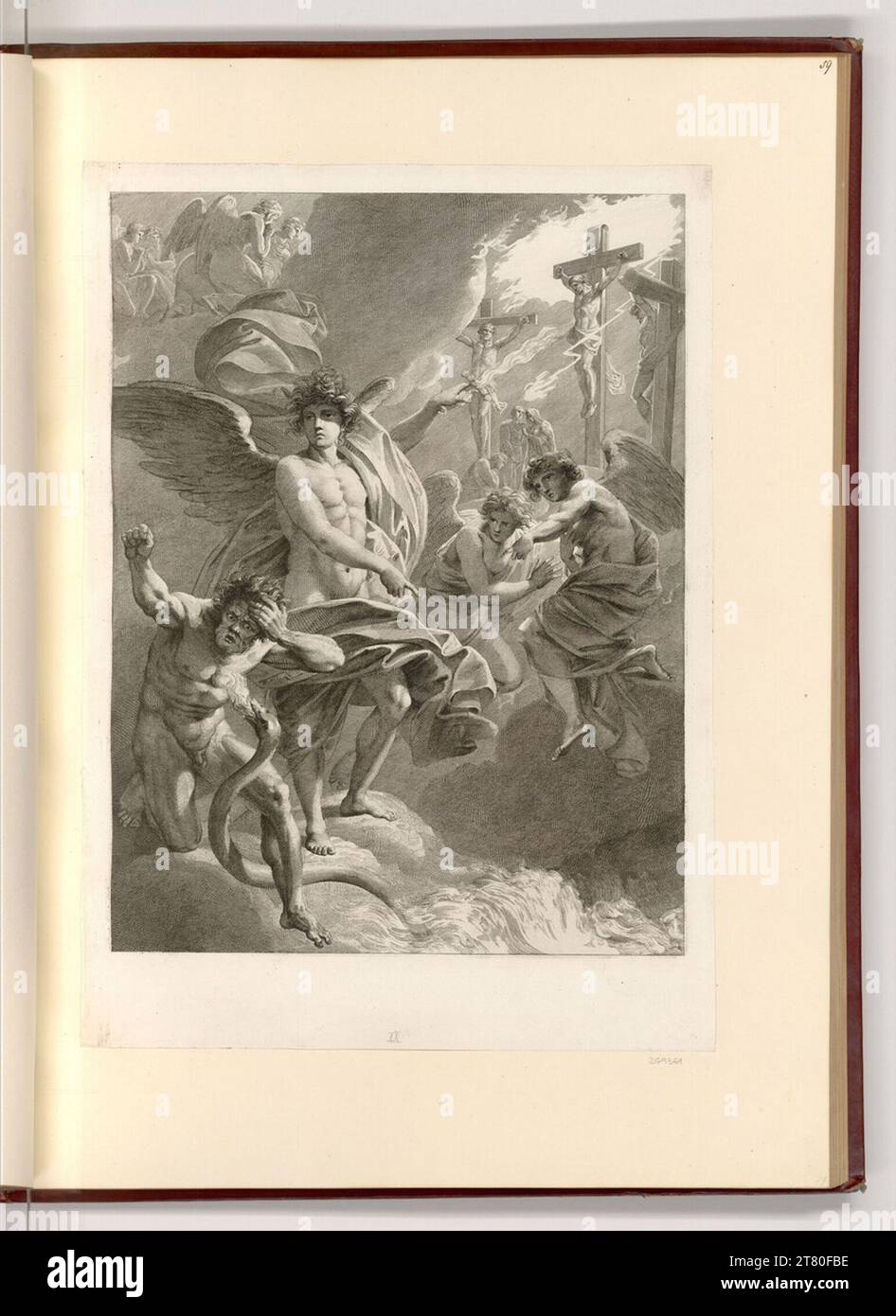 Heinrich Friedrich Füger The Messiah (book illustration). etching after ...