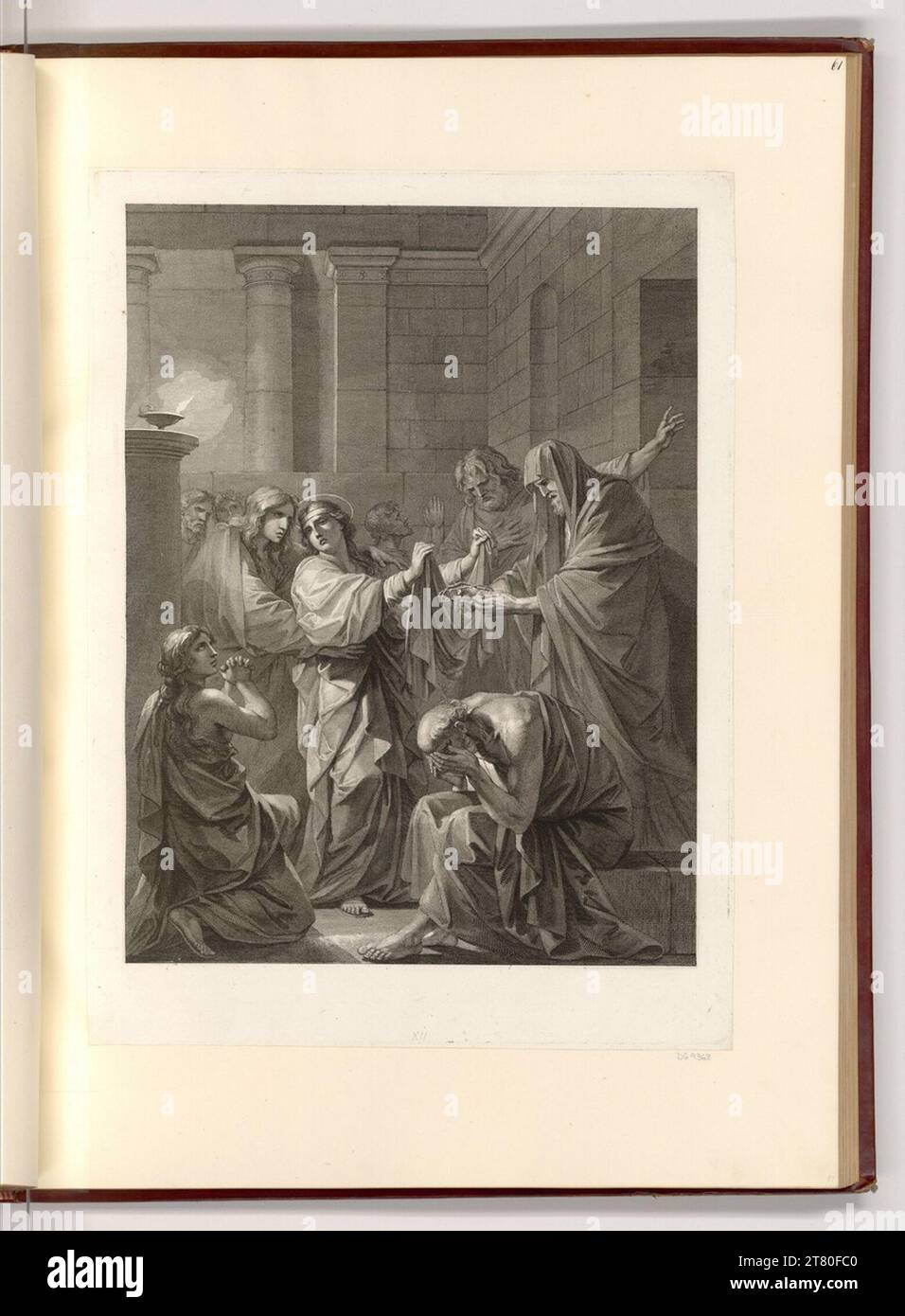 Heinrich Friedrich Füger The Messiah (book illustration). etching after ...