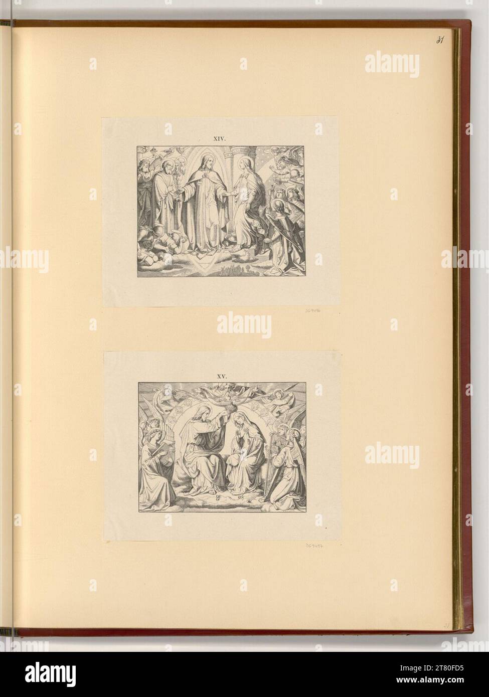 Josef von Führich Mysteries of the rosary: Ascension Day (Assumptio ...