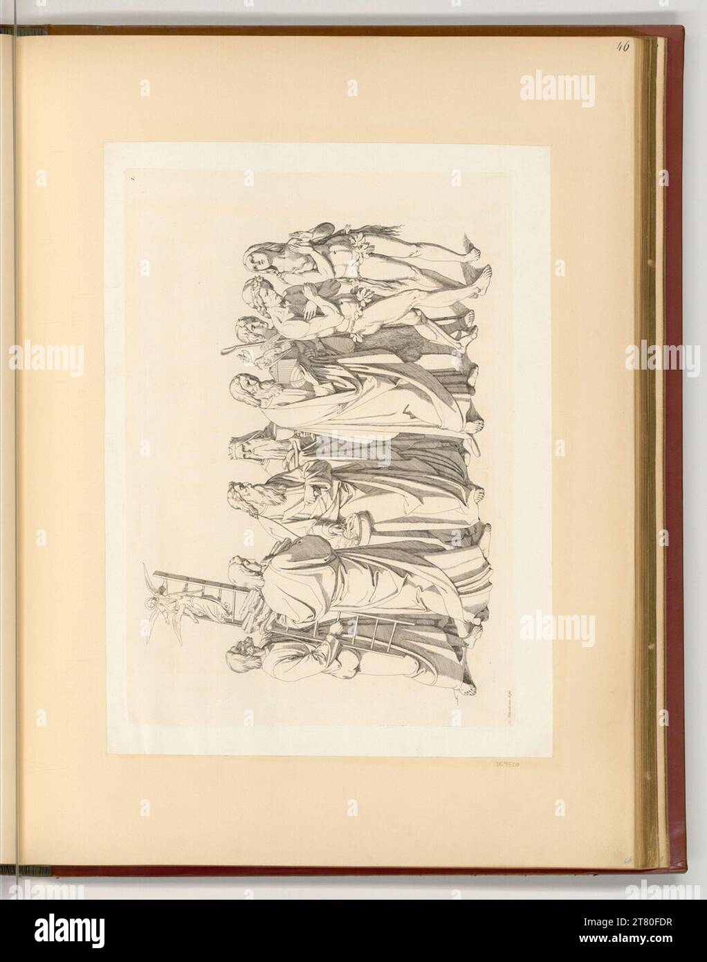 Josef von Führich Adam and Eva, followed by figures from the Old ...