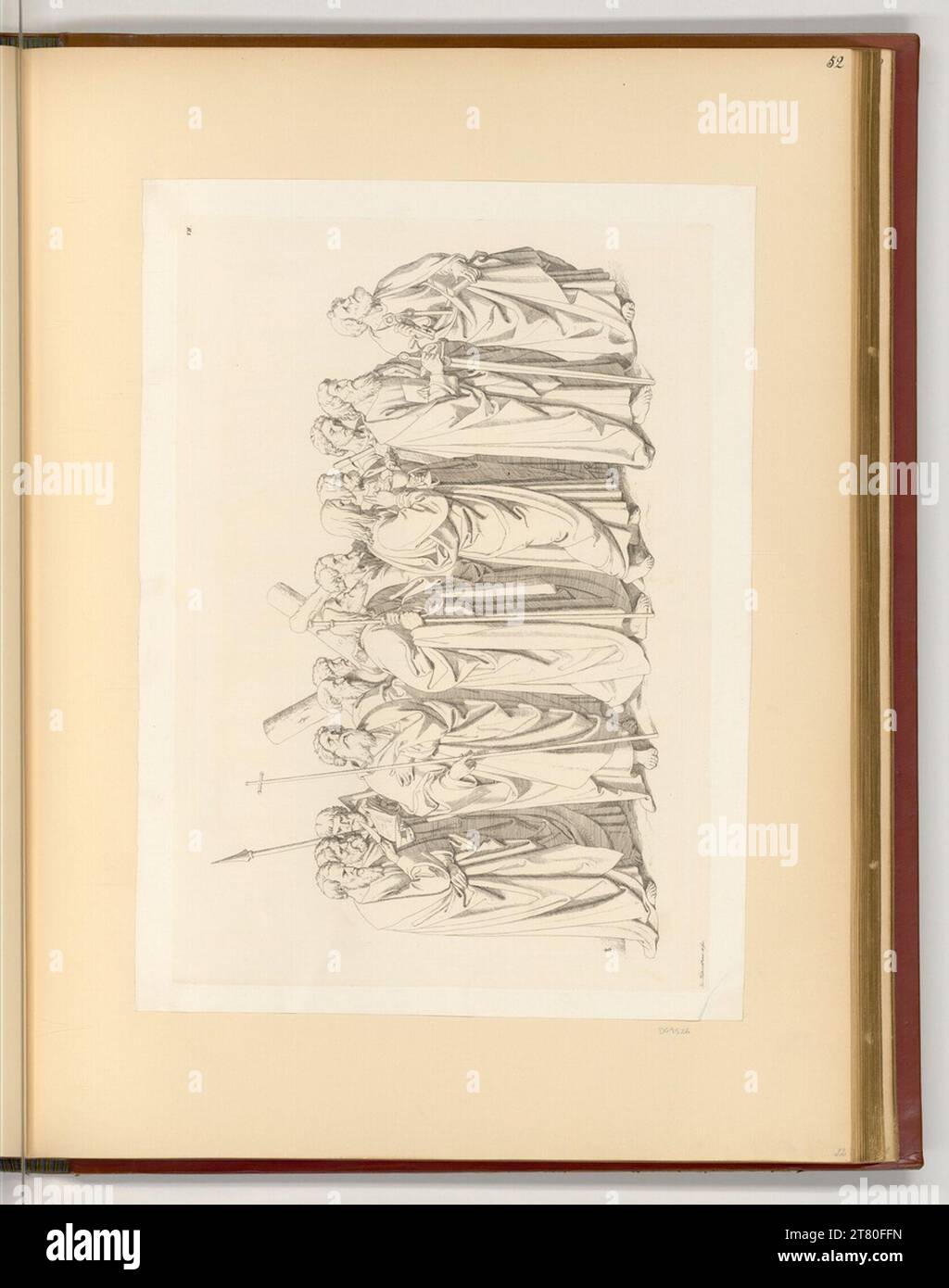 Josef von Führich Peter and Paulus, followed by apostle. etching 1839 ...
