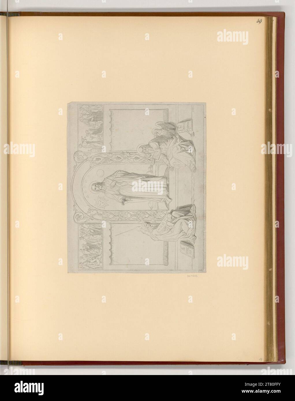 Josef von Führich Christ with Moses and Johannes (evangelist). etching ...