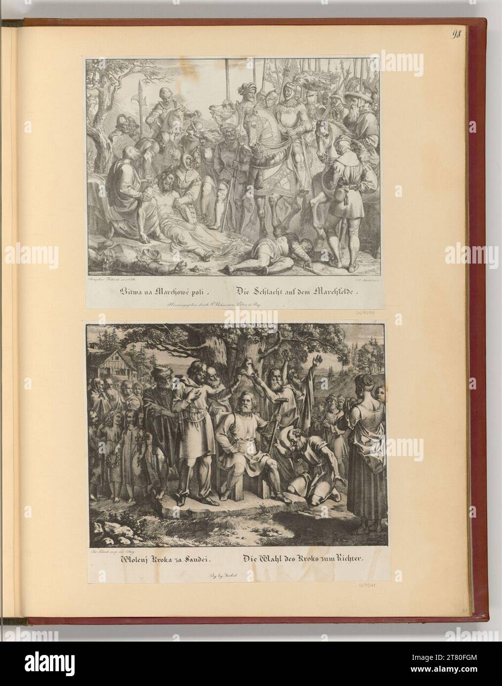 Josef von Führich (Ausführende r Künstler in) The battle on the ...