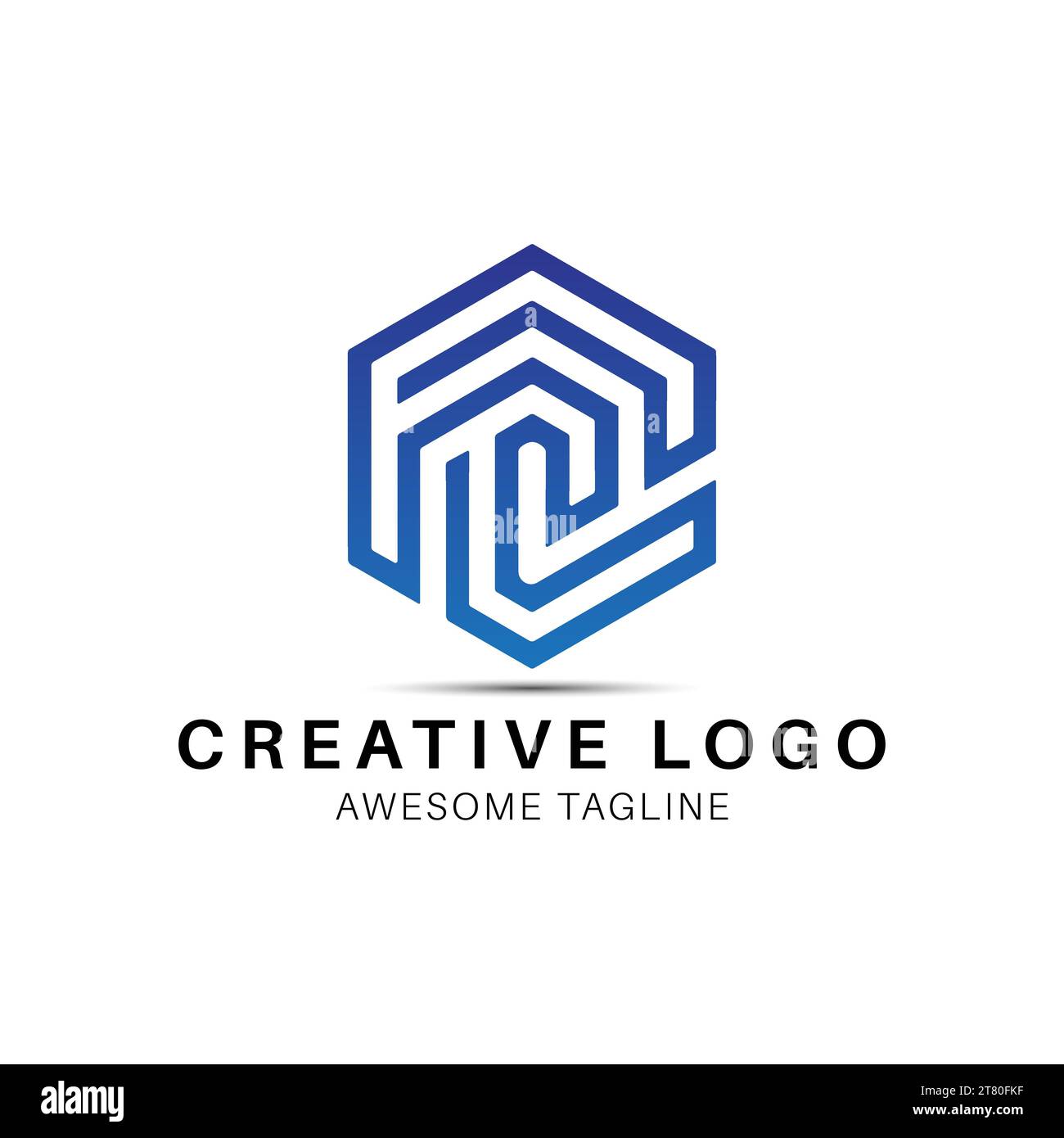 FT letter polygon shape logo design Stock Vector Image & Art - Alamy