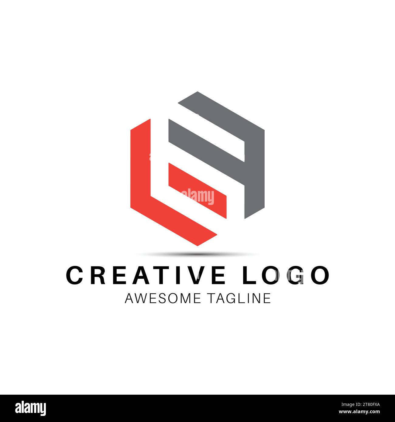 Polygon shape logo hi-res stock photography and images - Alamy