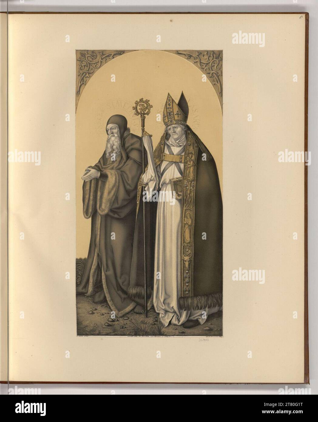 Johann Nepomuk Strixner (Lithograph in) Simon and Lazarus. Lithography ...