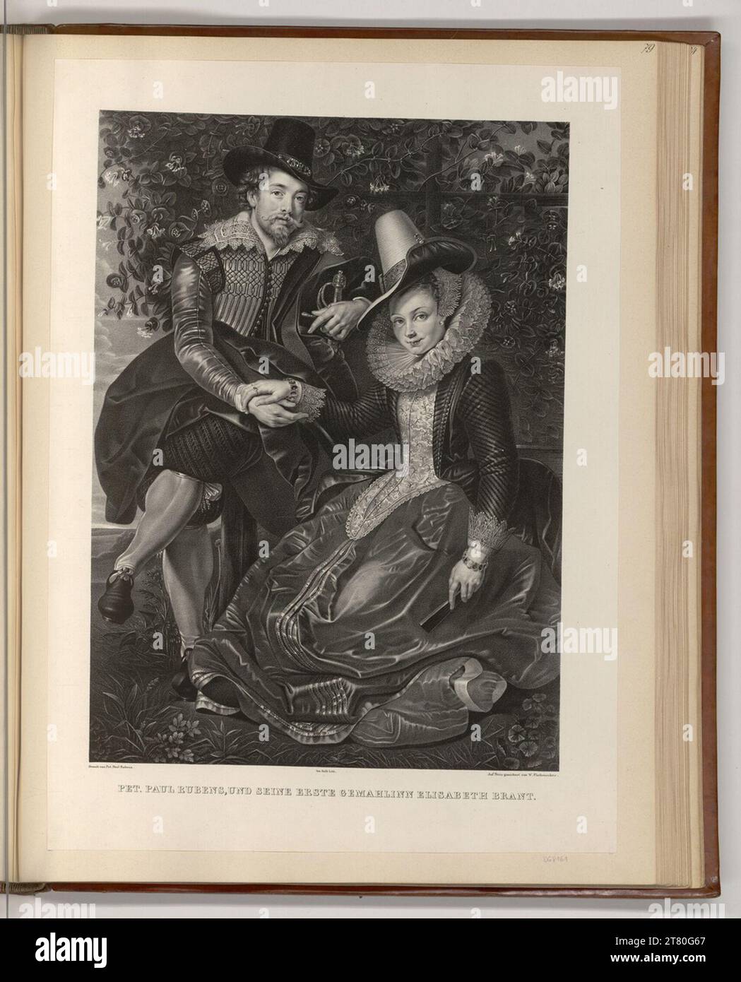 Peter Paul Rubens Rubens and Isabella Brant in the bold laude ...