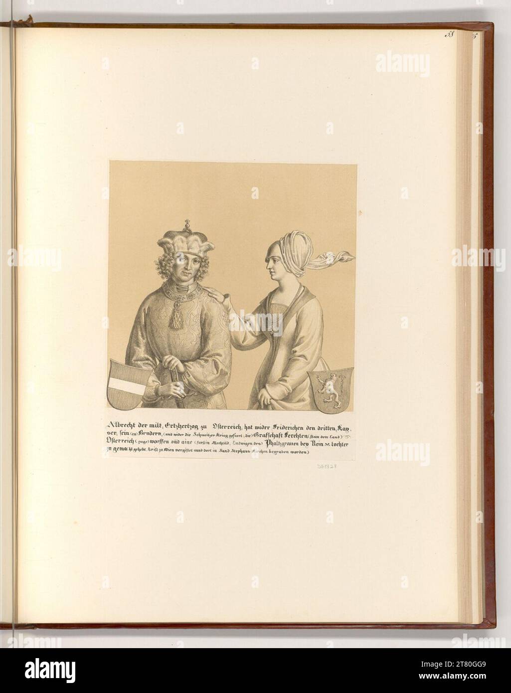 Josef Lanzedelly (The Older) Albrecht der Milde, Mathilde from the ...