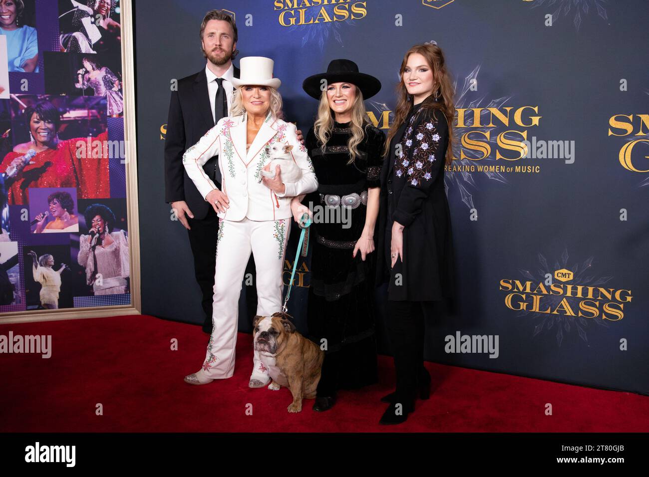 Nashville, USA. 26th Oct, 2023. Tanya Tucker walks the red carpet with ...