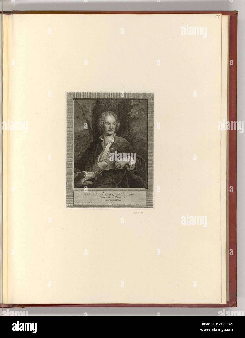 Johann Heinrich Roos Portrait of Großjägermeister at the courtyard of ... Johann Heinrich Roos Portrait of Großjägermeister at the courtyard of ...