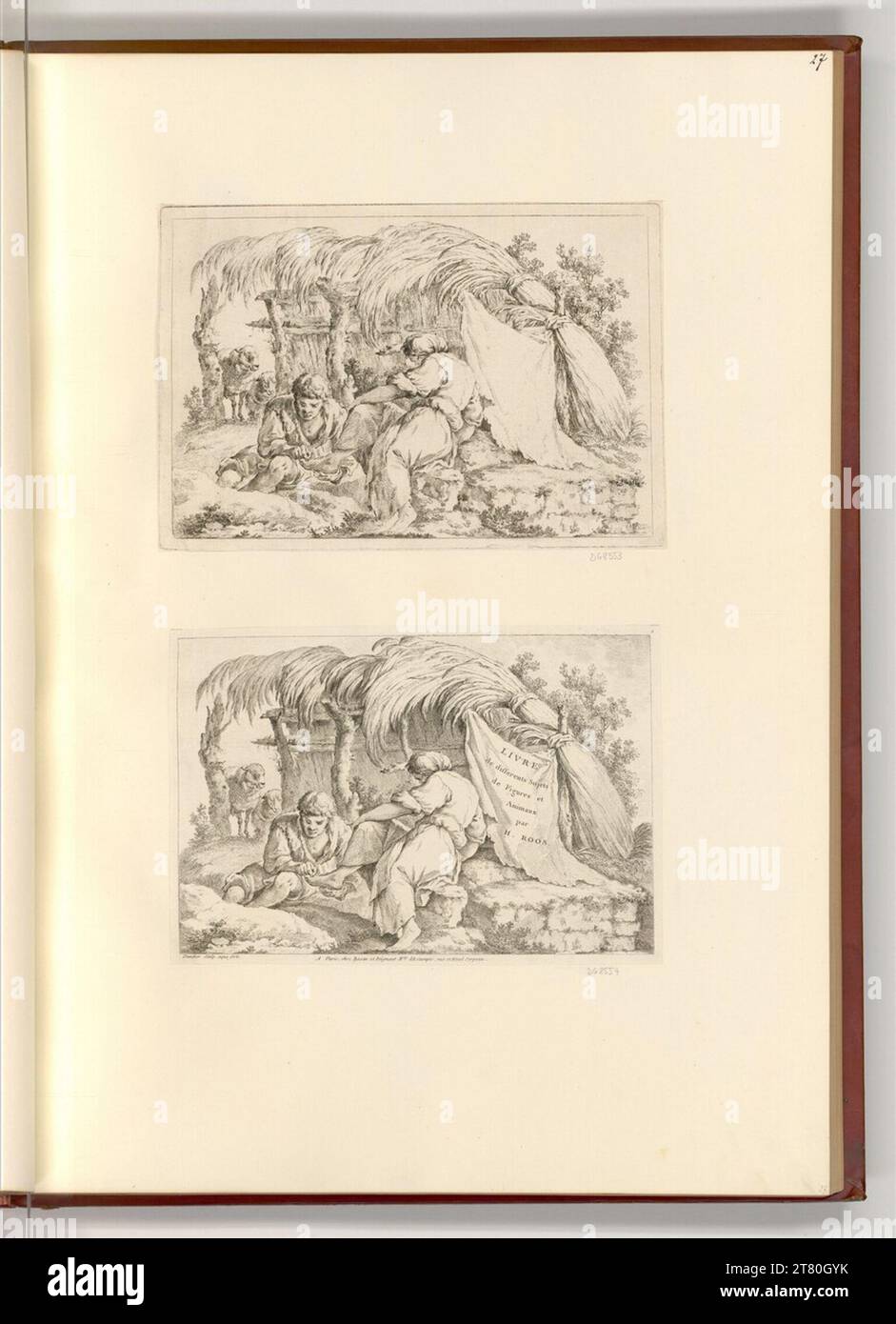 Johann Heinrich Roos Titelblatt Johann Heinrich Roos Titelblatt