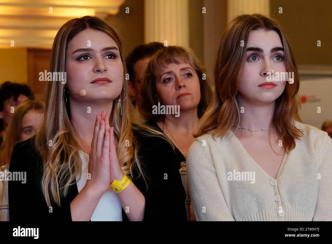 NO ARCHIVE, ONE USE ONLY, ONLY FOR USE IN REPORTING OF THIS EVENT. Sofia Tereshchenko (left) and ...