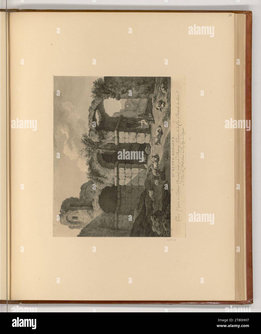 Christian Wilhelm Ernst Dietrich Ruine romaine IV.. etching 1750-1824 ...