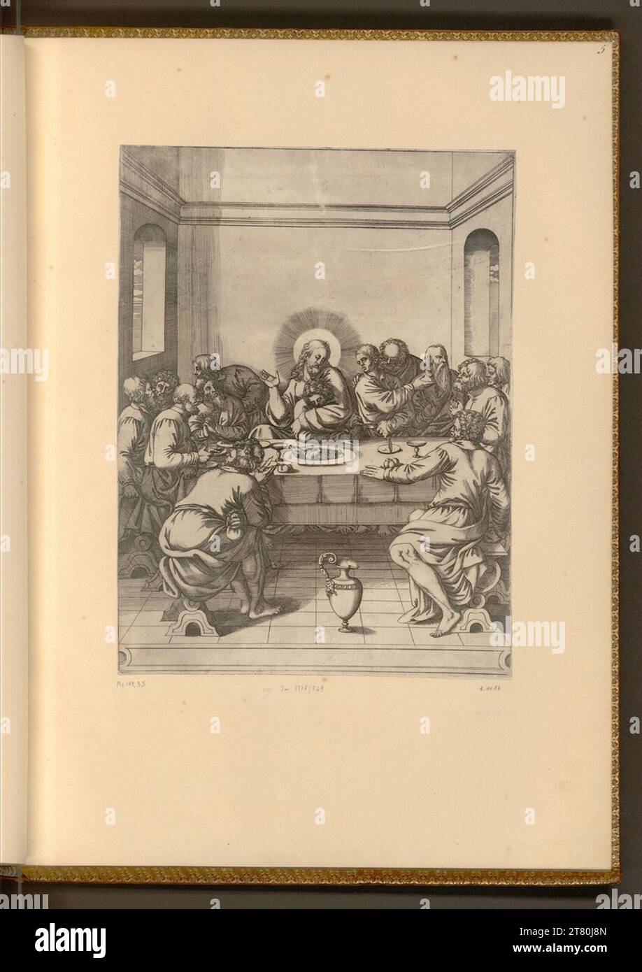 Albrecht Dürer The last supper. etching after 1510 Stock Photo - Alamy