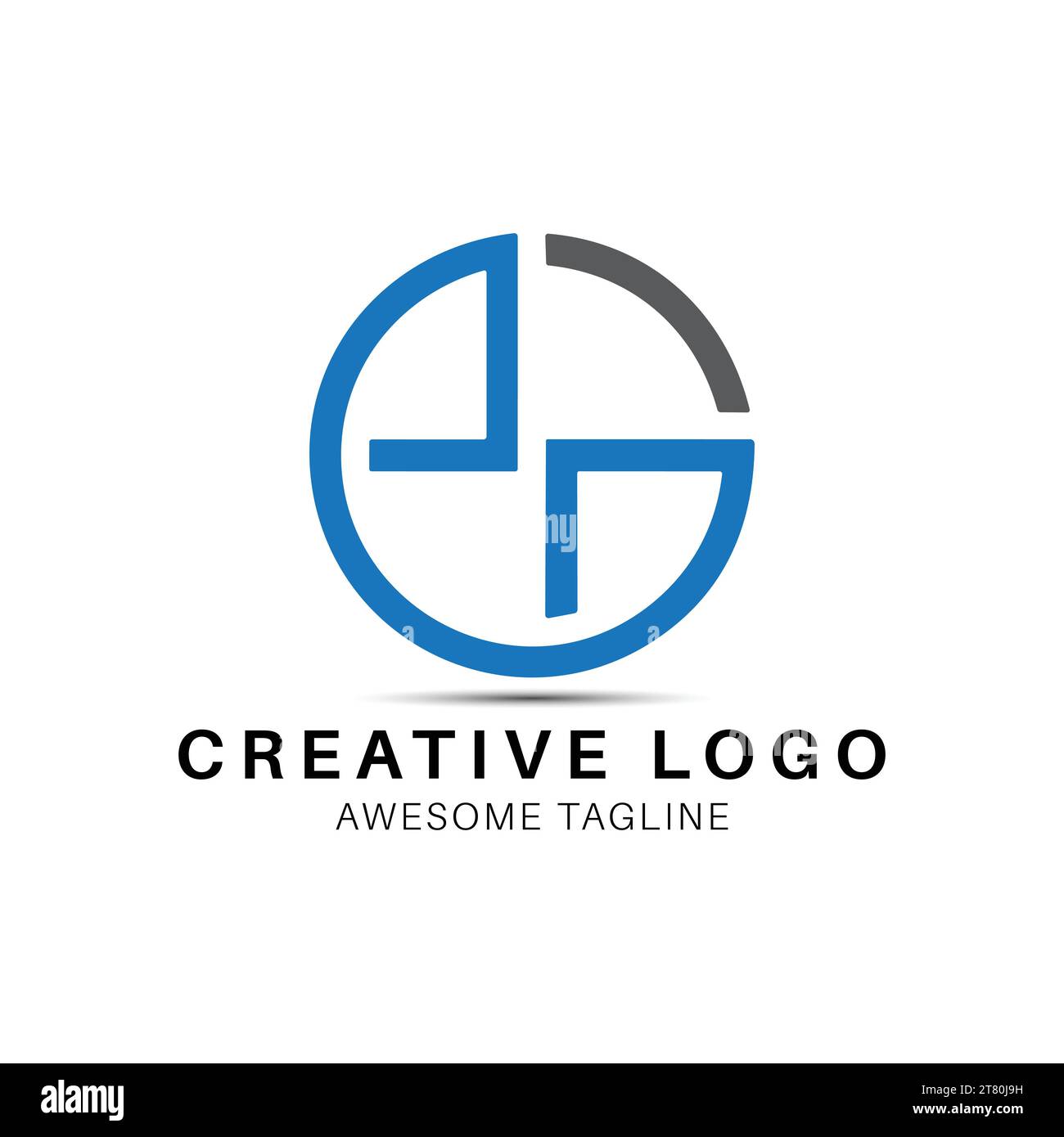 EG letter round shape logo design Stock Vector Image & Art - Alamy