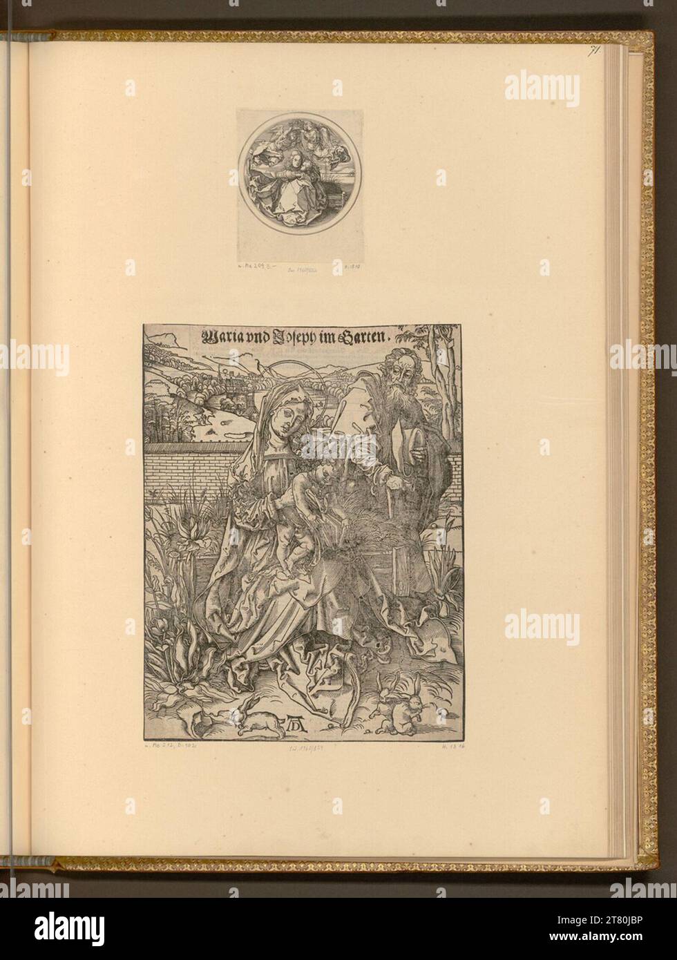 Albrecht Dürer Maria in around the independent rocky landscape; The ...