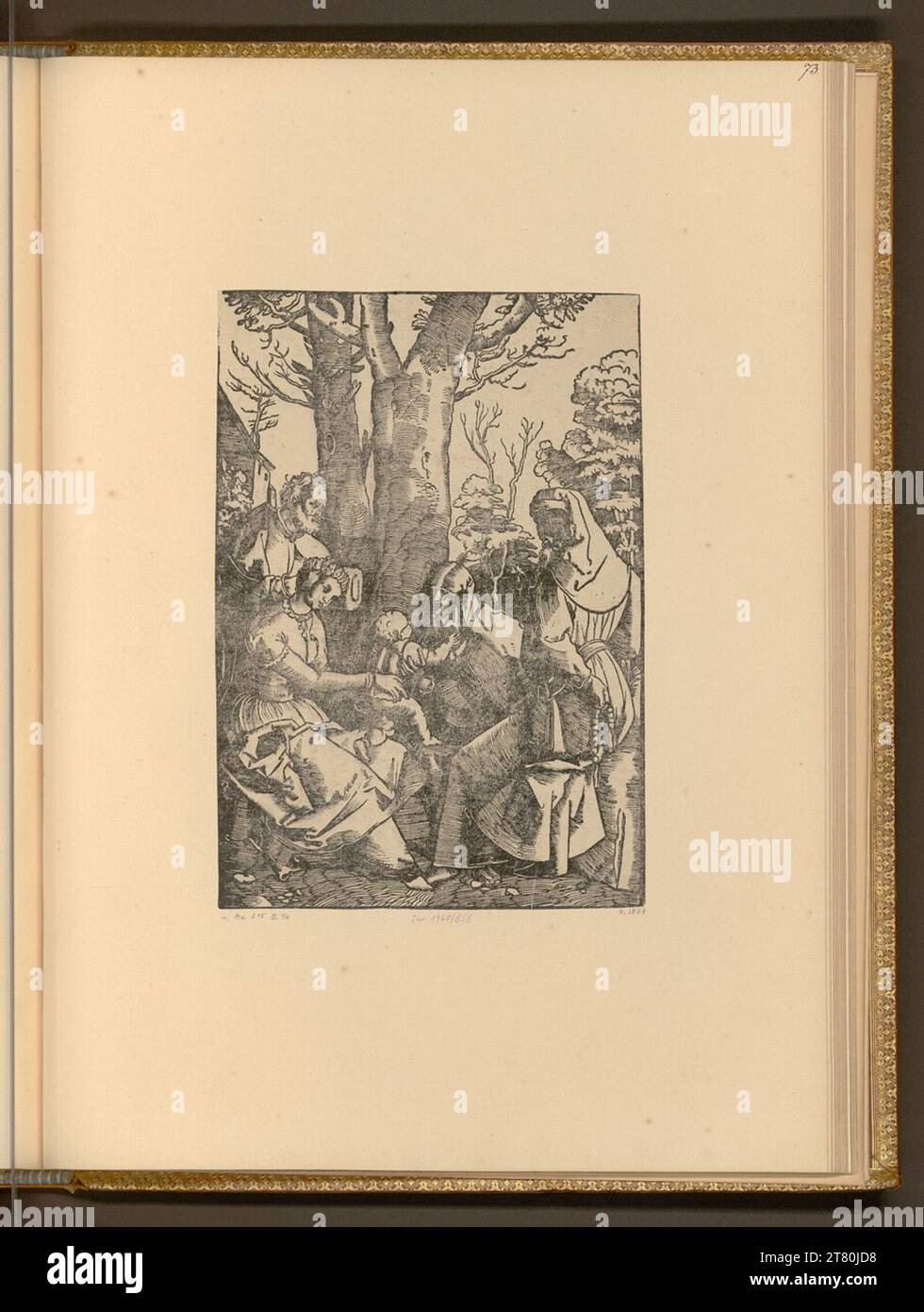 Albrecht Dürer The holy family with Joachim and Anna under the tree ...