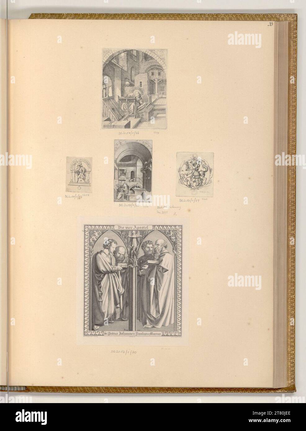 Albrecht Dürer Saint Christophorus; Saint George; The Holy Hieronymus ...