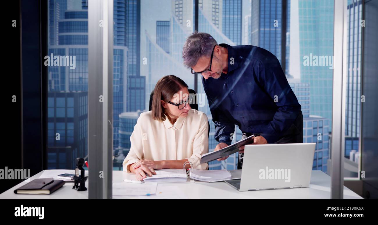 Compliance and Tax Calculation: Financial Account Invoice with People ...