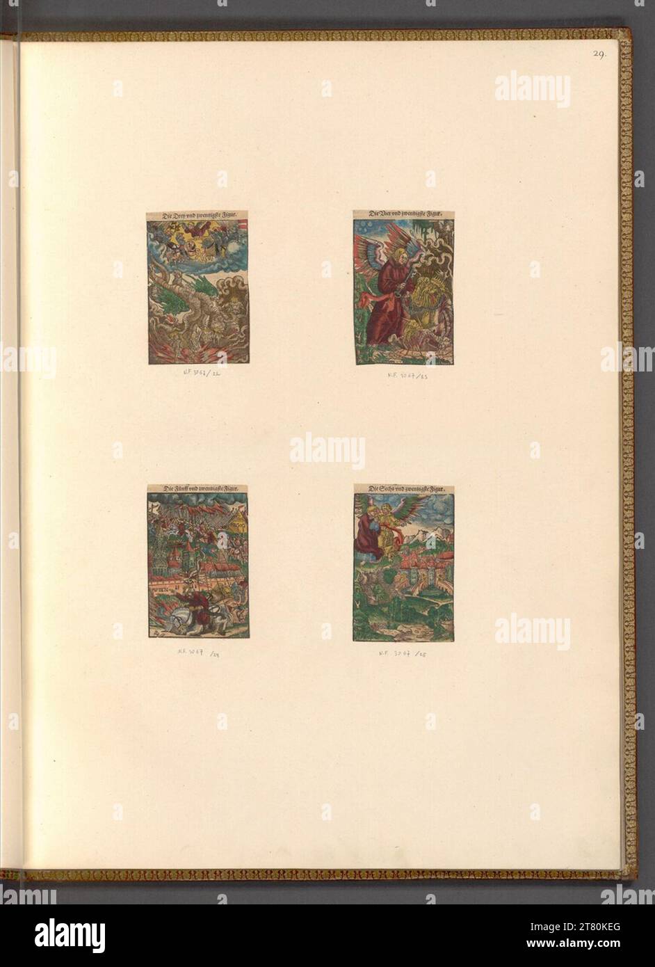 Georg Lemberger Revelation of John (book illustration). Woodcut ...