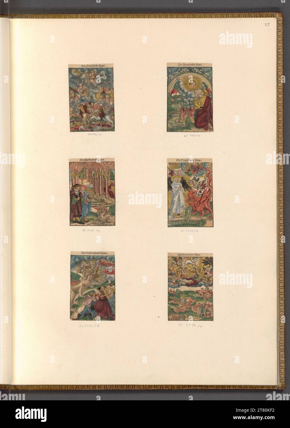 Georg Lemberger Revelation of John (book illustration). Woodcut ...