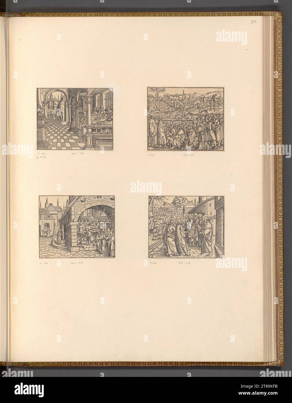 Hans Brosamer New Testament: scenes from the life of Christ. Woodcut ...