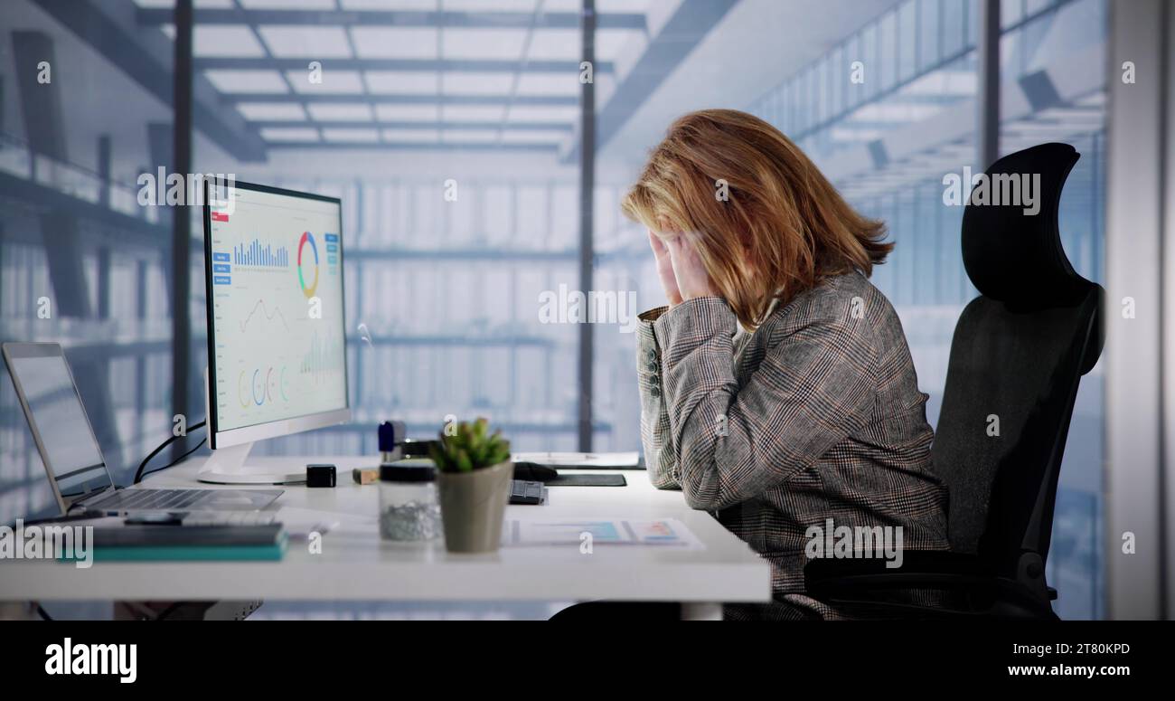 Multitasking woman tired hi-res stock photography and images - Alamy
