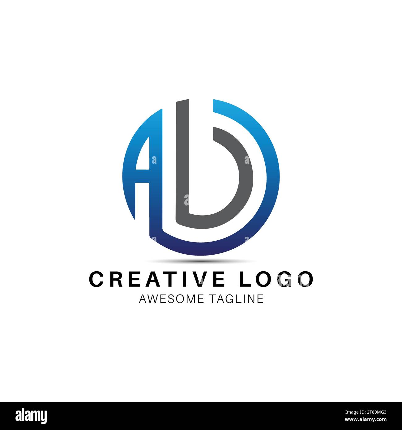 AB letter round shape logo design Stock Vector Image & Art - Alamy