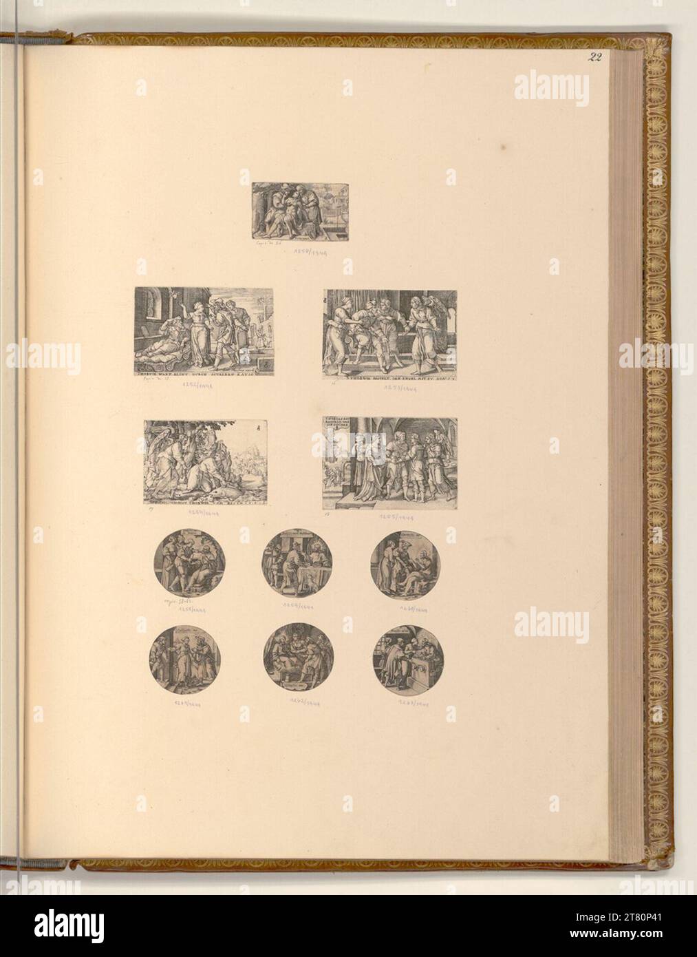 Georg Pencz Scenes from the Old Testament; Scenes from the life of ...