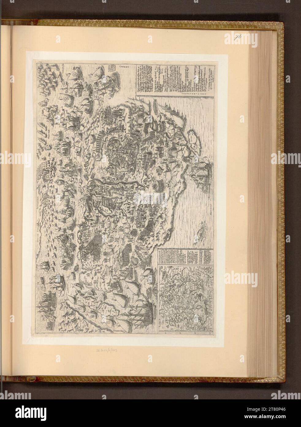 Mathias Zundt View of Malta. etching 1565 , 1565 Stock Photo - Alamy