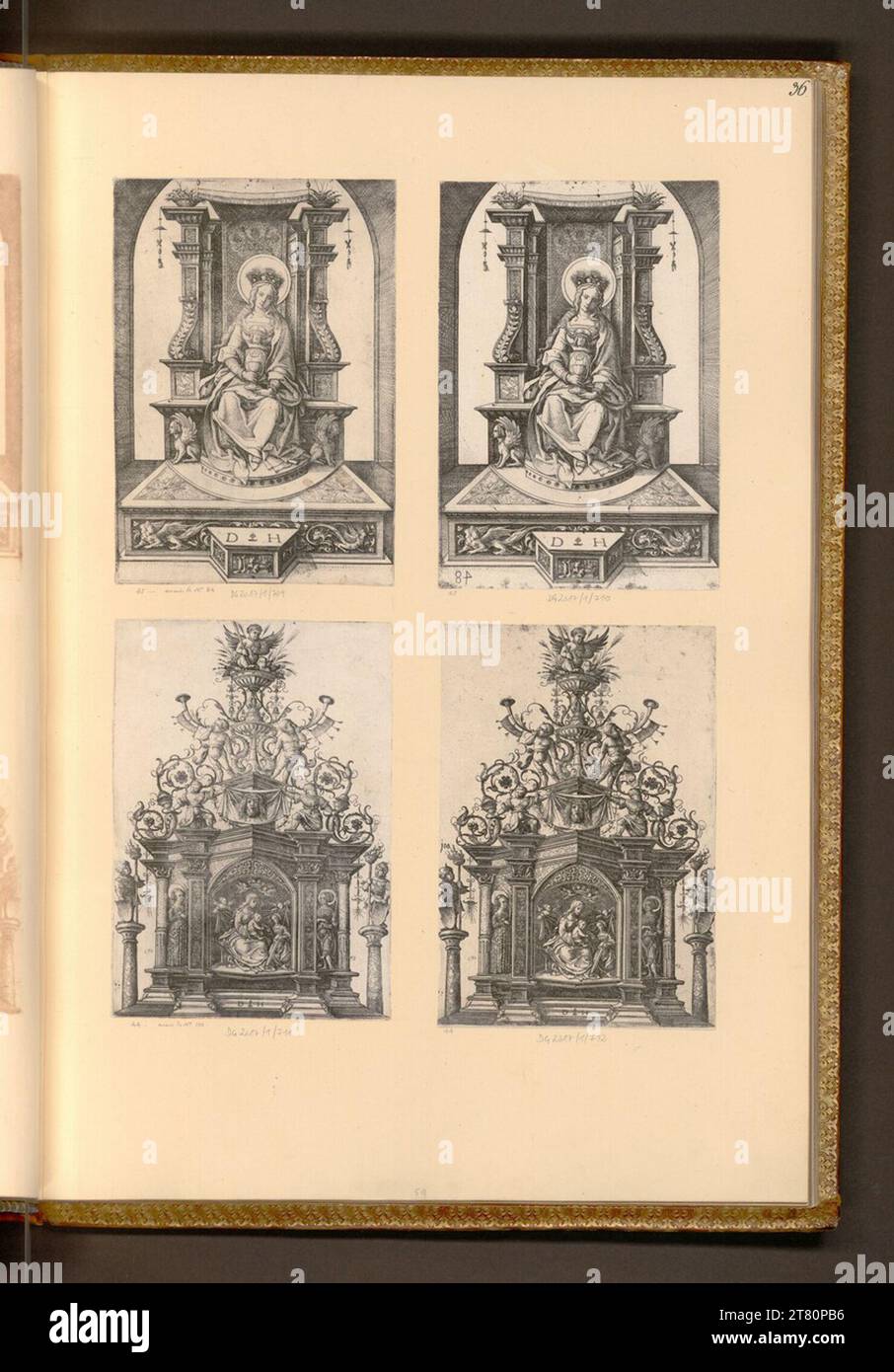 Daniel Hopfer (Ausführende r Künstler in) St. Barbara; Altar shrine ...