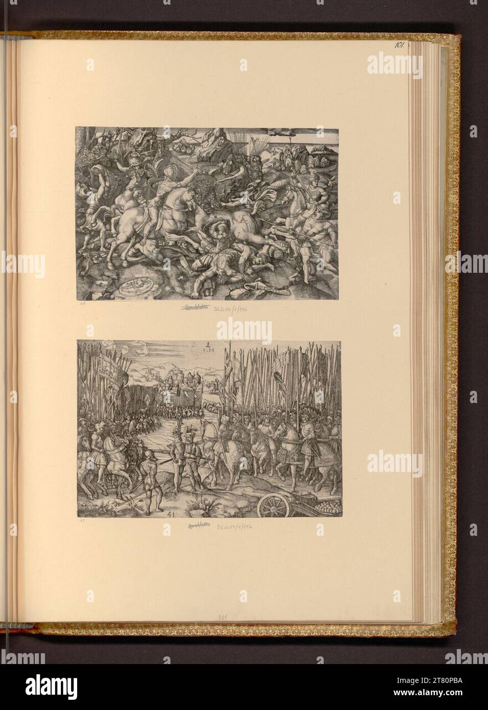 Hieronymus Hopfer (Ausführende r Künstler in) Equestrian battle; Two ...