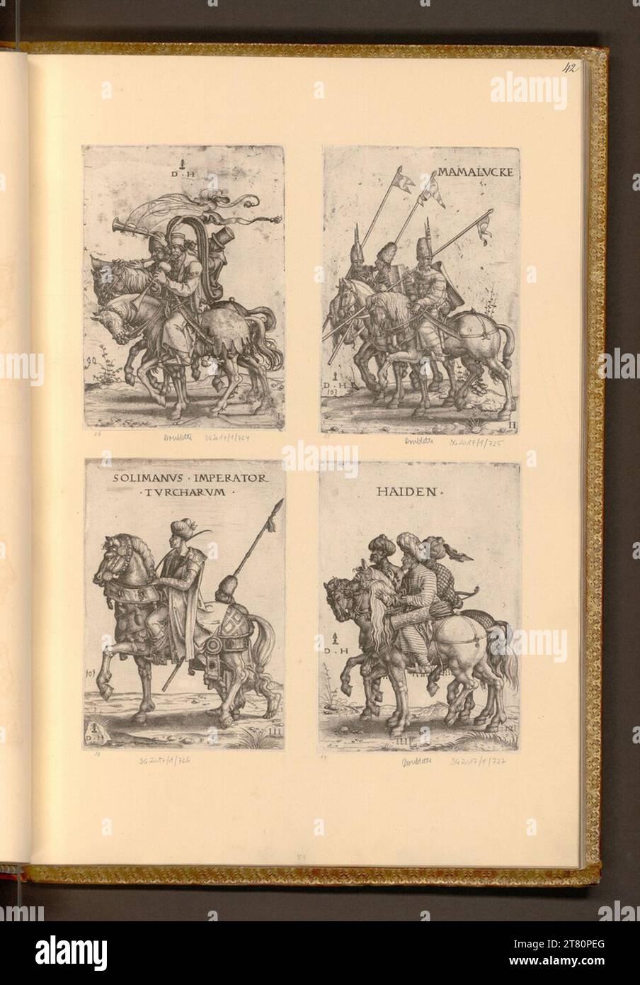 Daniel Hopfer (Ausführende r Künstler in) Three oriental riders with ...