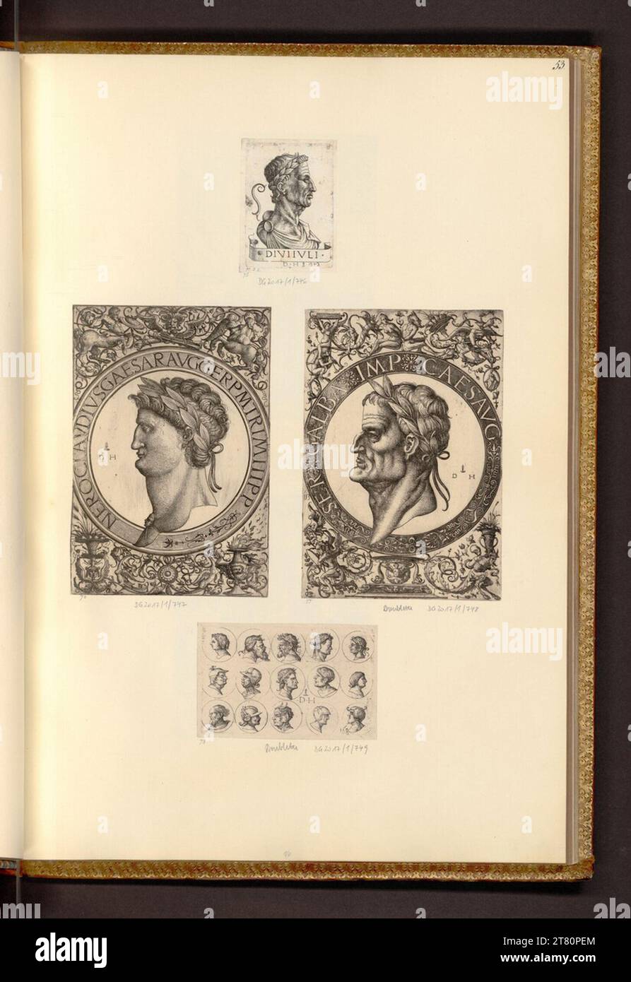 Daniel Hopfer (Ausführende r Künstler in) Portrait head by Gaius Julius ...