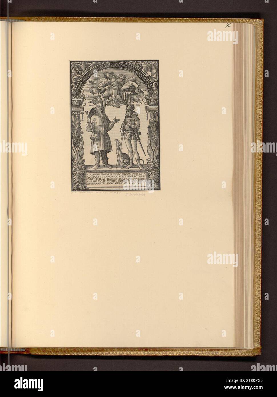 Daniel Hopfer (Ausführende r Künstler in) Jakob and Esau. Woodcut 1514 ...