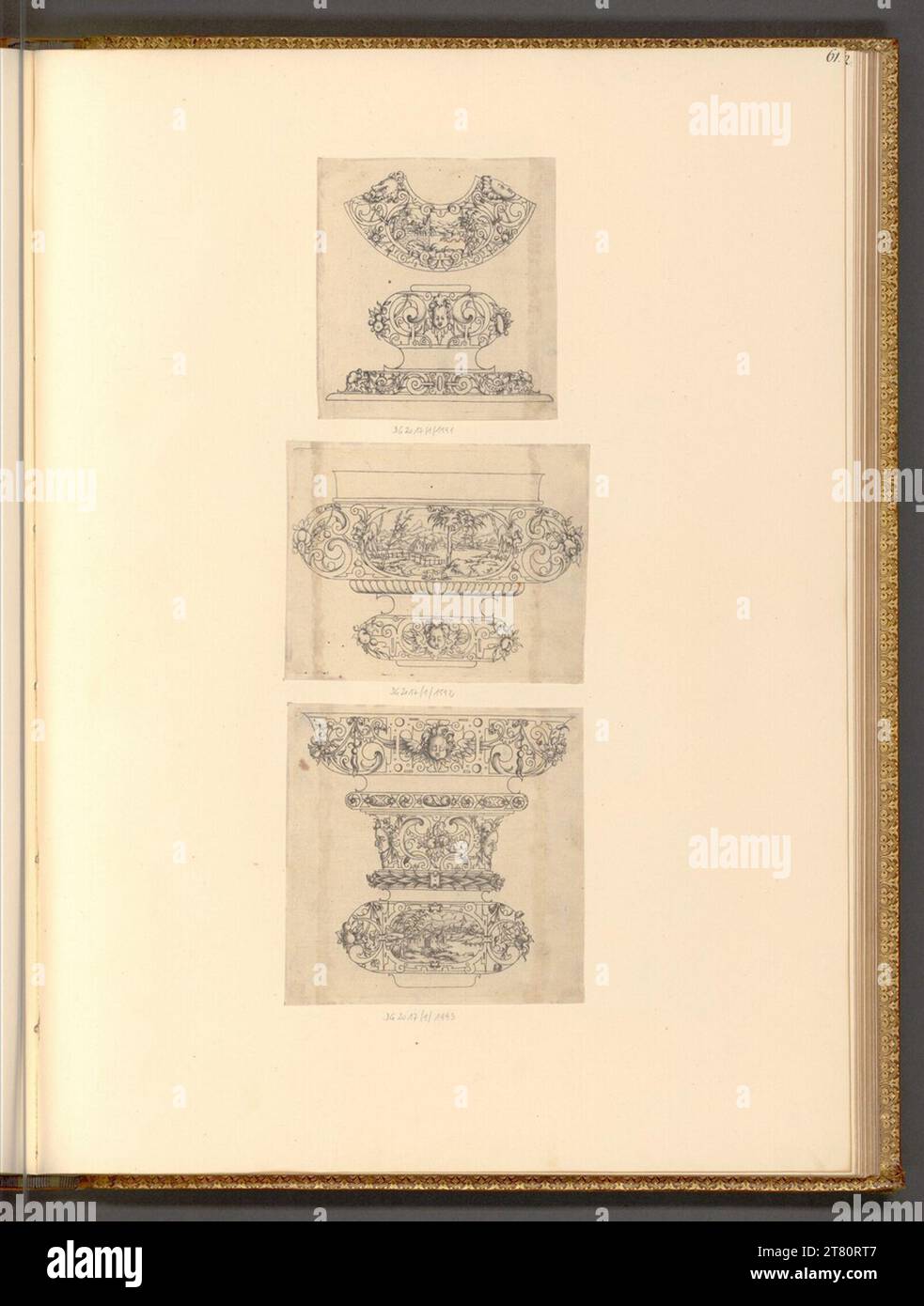 Paul Flindt d. J. (Radierer in) Ornaments. Etching; roulette around ...