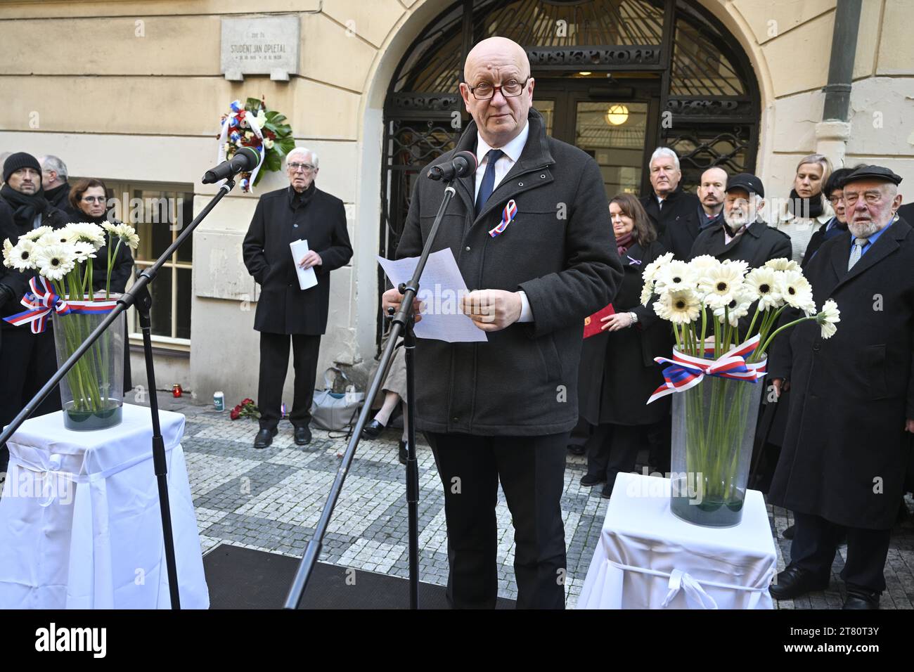 Prague, Czech Republic. 17th Nov, 2023. Rector of the Czech Technical ...