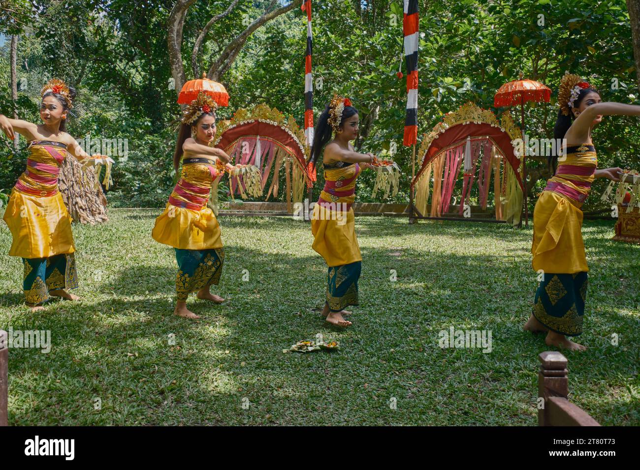 The story of Lubdaka Balinese performance in Monkey forest Ubud, Bali ...