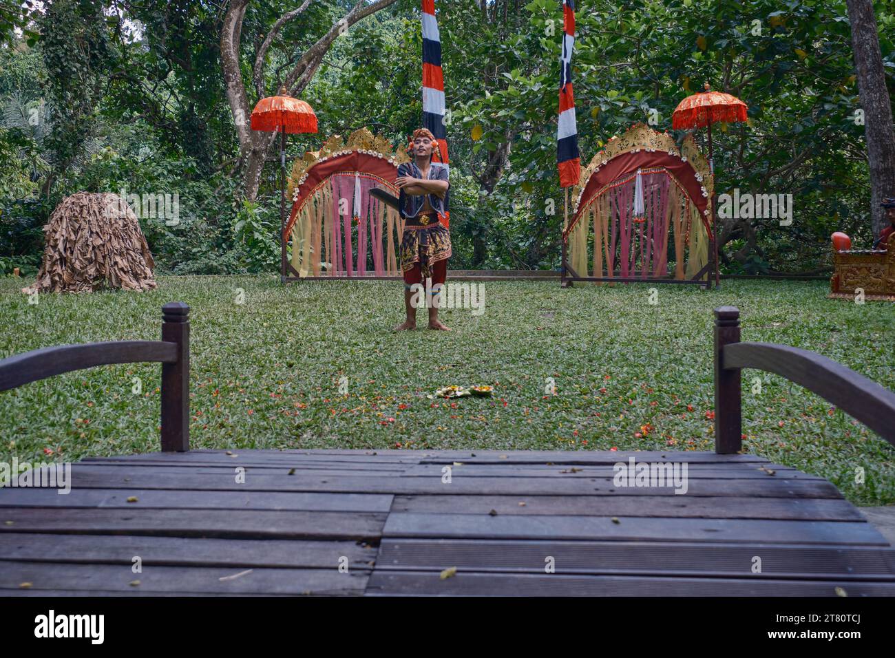 The story of Lubdaka Balinese performance in Monkey forest Ubud, Bali ...