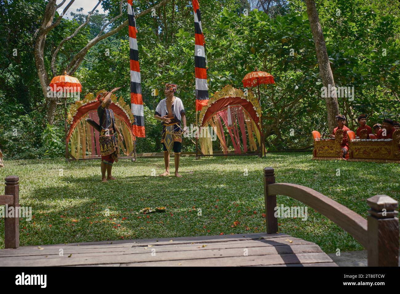 The story of Lubdaka Balinese performance in Monkey forest Ubud, Bali ...