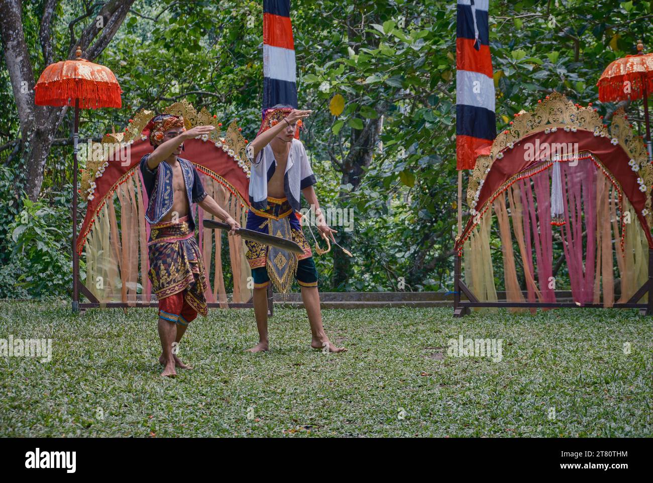 The story of Lubdaka Balinese performance in Monkey forest Ubud, Bali ...